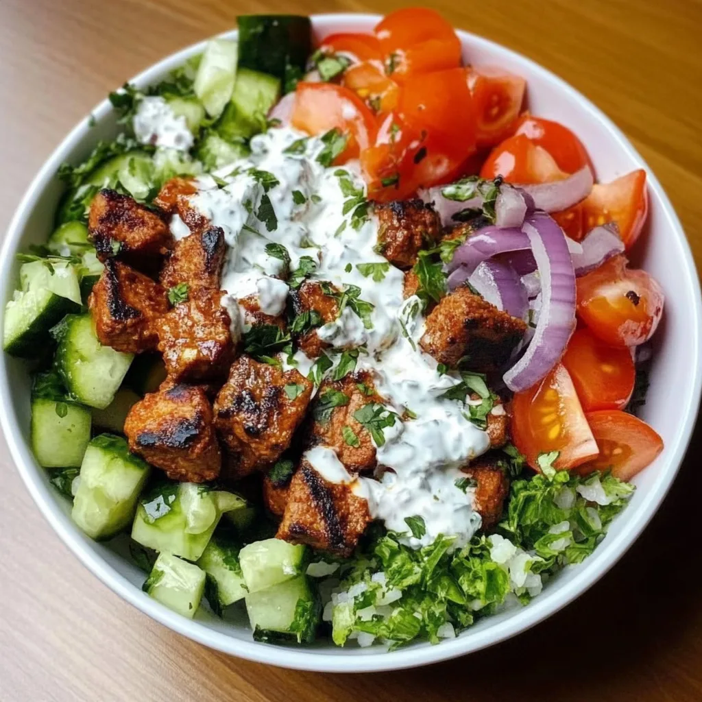 Proteinreiche Kebab-Bowl: Ein Unglaublich Ultimatives Rezept für 4 Personen
